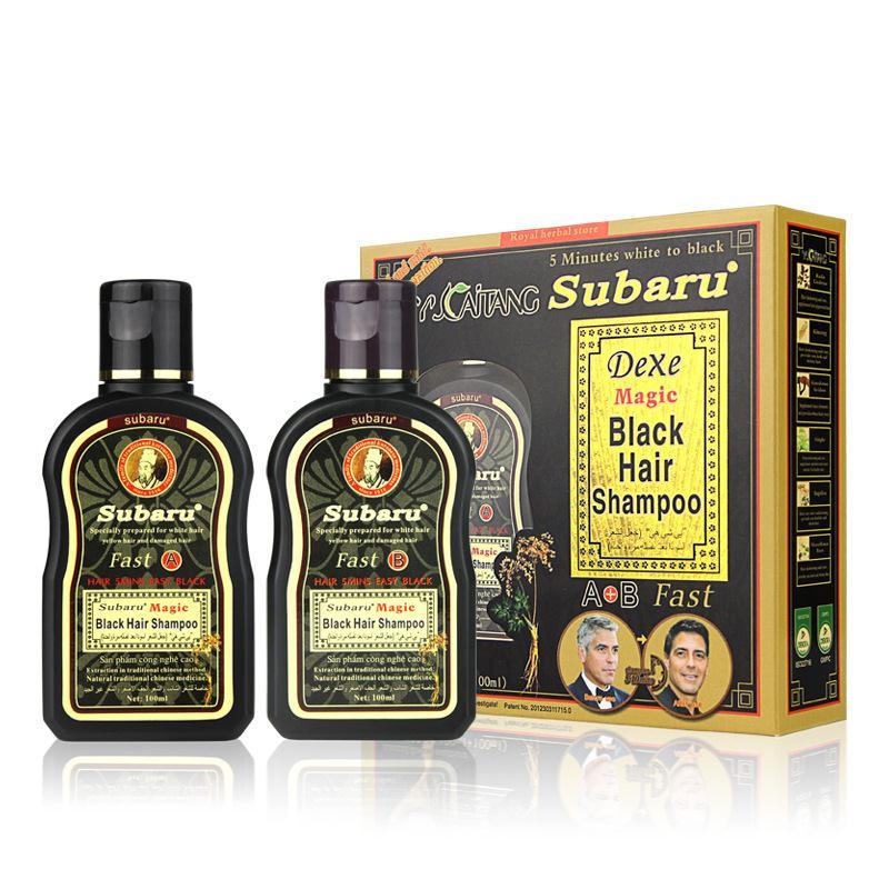 Buy 【BUY 1 GET 1 FREE】SUBARU MAGIC BROWN HAIR SHAMPOO NATURAL HAIR ...