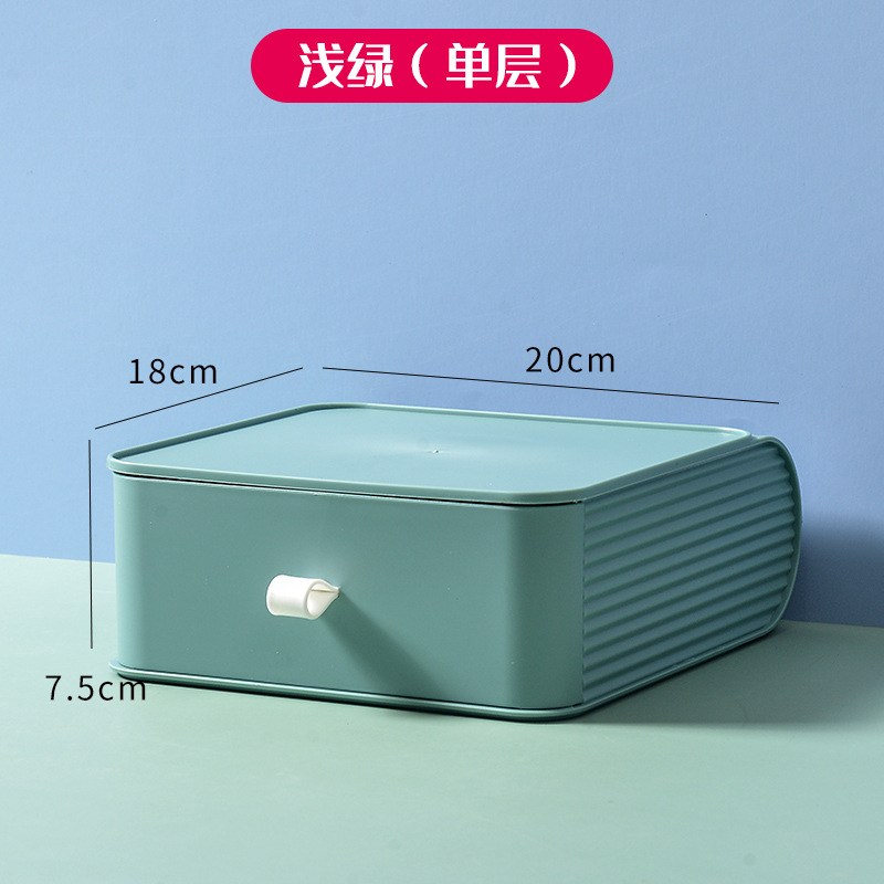 Buy Storage box desktop drawer storage small box desk rack office ...