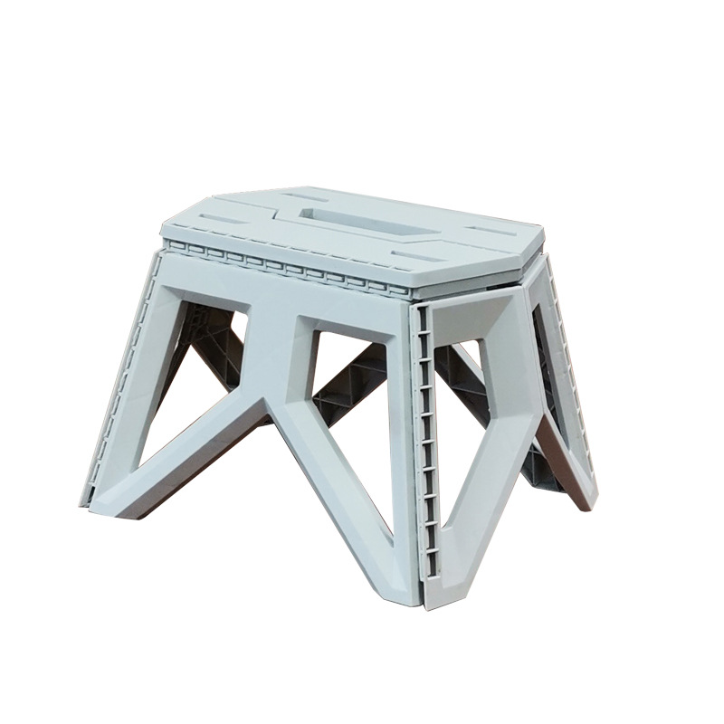 Buy Portable thickened plastic folding stool adult low stool Maza ...