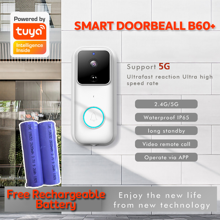 Buy Tuya Video Doorbell HD Intercom Wireless Doorbell Mobile WiFi ...