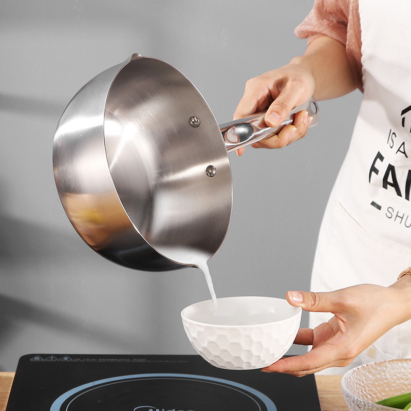 Buy Stainless steel Japanese snow pan uncoated healthy baby supplement ...