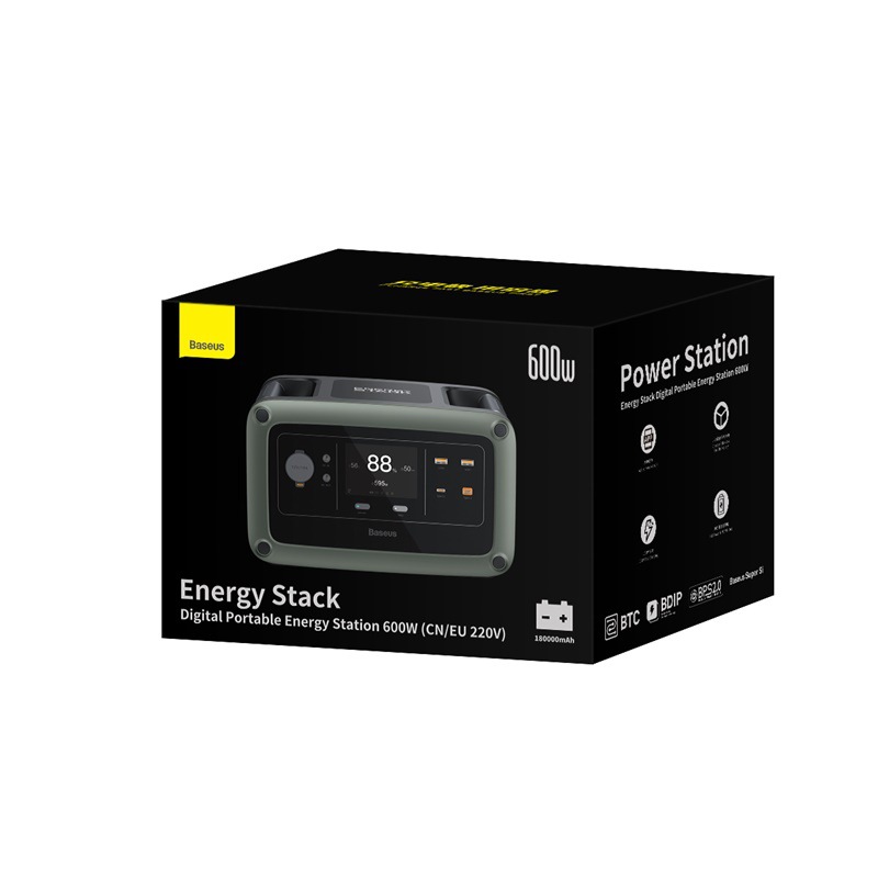 Buy Baseus Energy Stack 180000mah Digital Portable Energy Station 600W ...