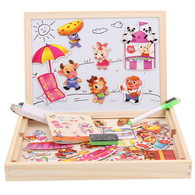 Buy Children Early To Teach Puzzle Five Official Magnetic Magnetic 