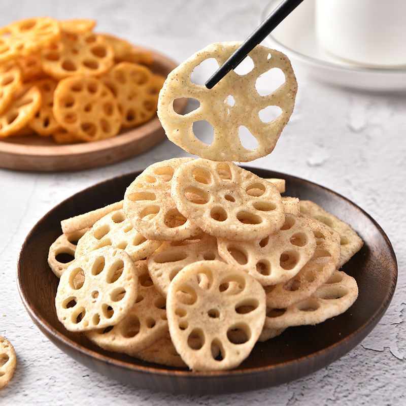 Buy A variety of flavors crispy lotus root dehydrated to eat spicy ...