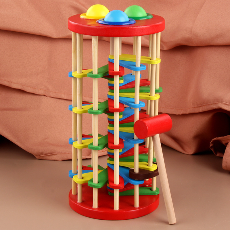 Buy Children knock the ball and drop the ladder Small hammer beat toy ...