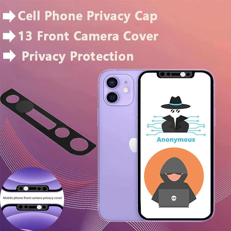 Buy Market Front Camera Cover Webcam Cover Slide For IPhone 13 12 11 ...