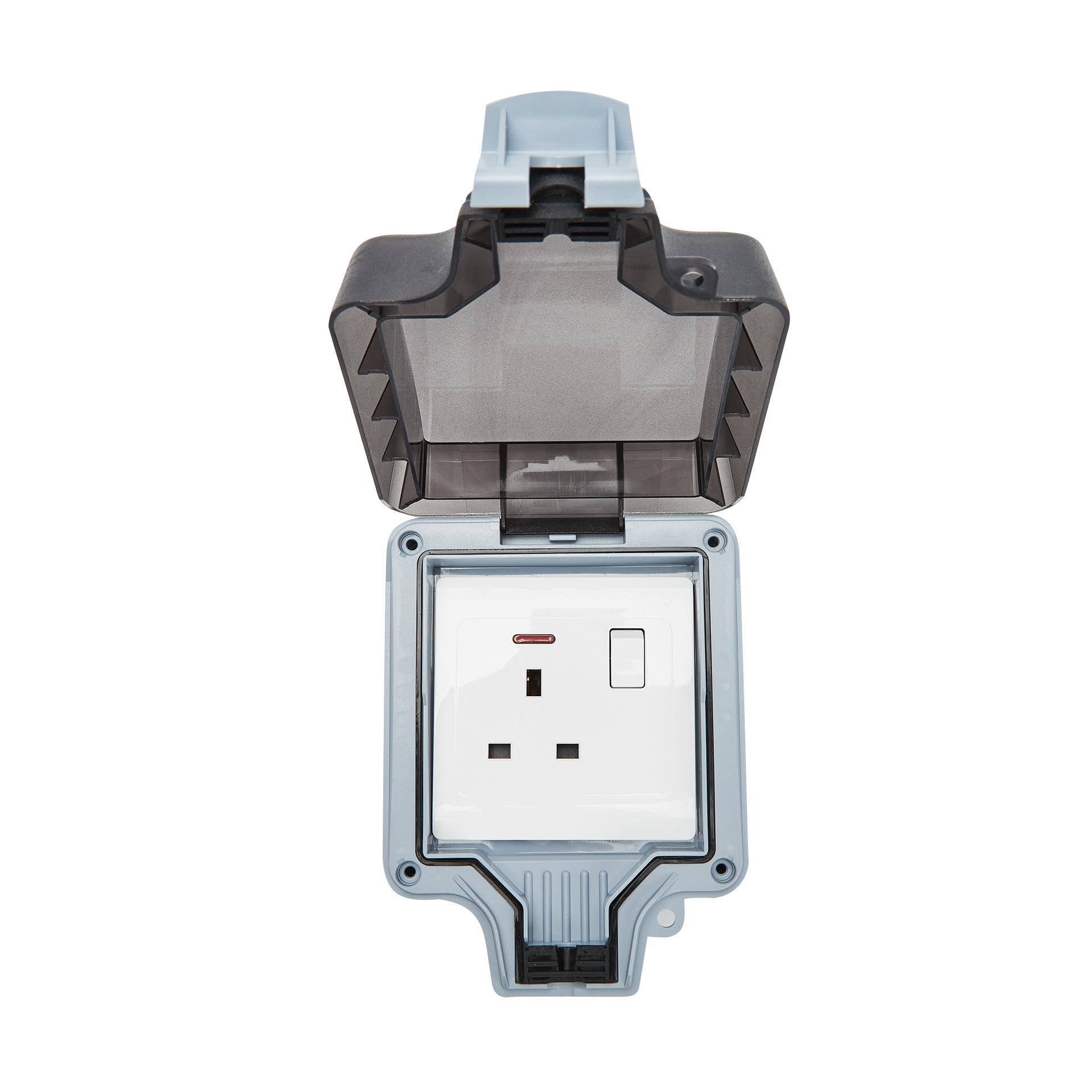 Buy Waterproof socket IP66 British standard 13A with switch repeatedly ...