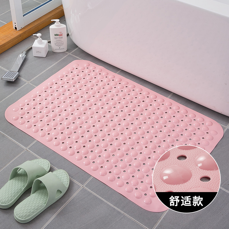 Buy Bathroom non-slip mat hotel pvc suction cup floor mat home bath ...