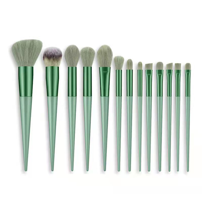 Buy 13 Green Cloud Four Seasons Green Matcha Green Makeup Brush Set ...