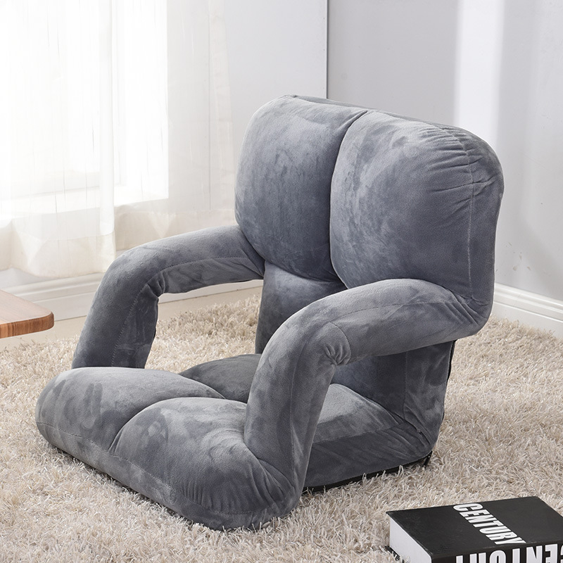 Buy Cushion and Fluffy Floor Chair with Armrest on ezbuy SG
