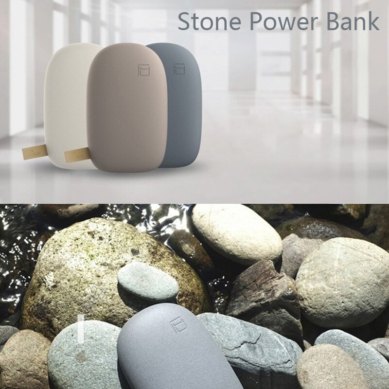Buy Mini 10400mAh Stone Power Bank, Pebble Creative Cartoon Mobile ...