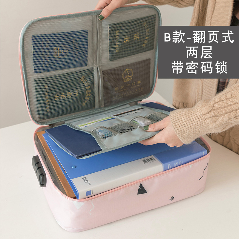 Buy New style large-capacity file and bill bag, file account, house ...