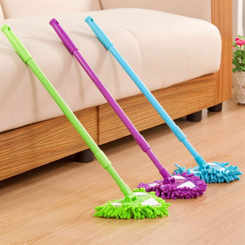 Buy Triangular small mop retractable mini ceiling cleaning artifact ...