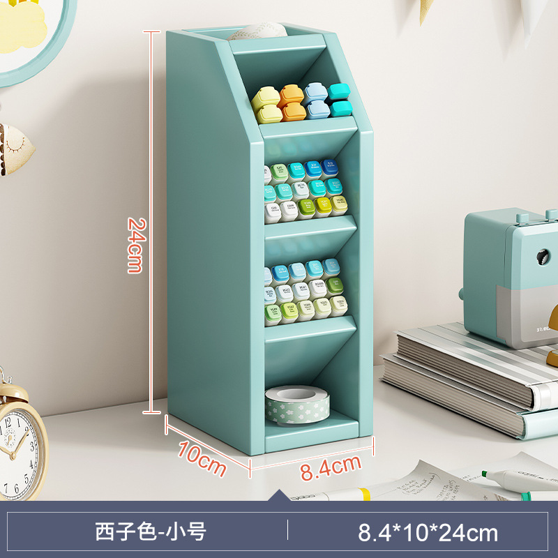 Buy Pen holder student desktop shelf children's desk bookshelf home ...