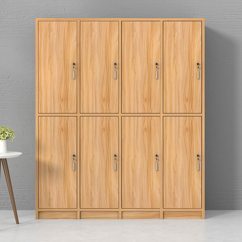 Buy Wooden staff locker gym locker Yoga Hall beauty salon dressing room ...