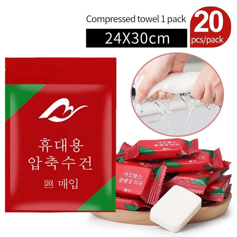 Buy 20pcs Portable Enlarged And Thickened Cleaning Towels, Washcloth In ...