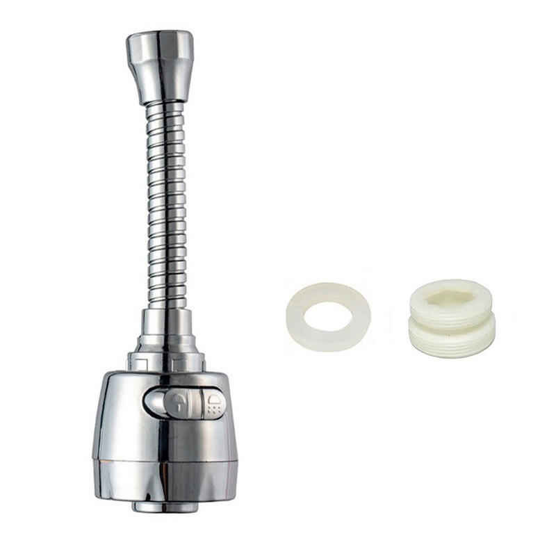 Buy 2Modes Water Tap Extension 360 Rotation Adjustable Faucet Extender ...